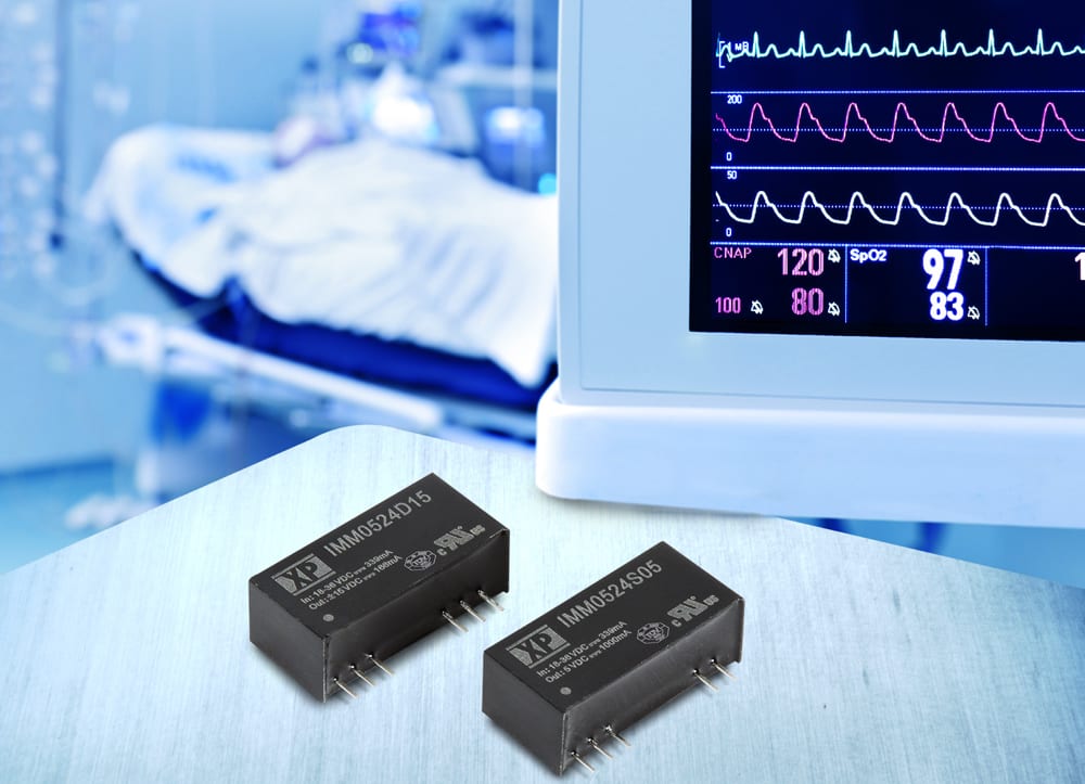 60601-1 Approved 5W DC-DCs Deliver Full Load to 60°C - New Products