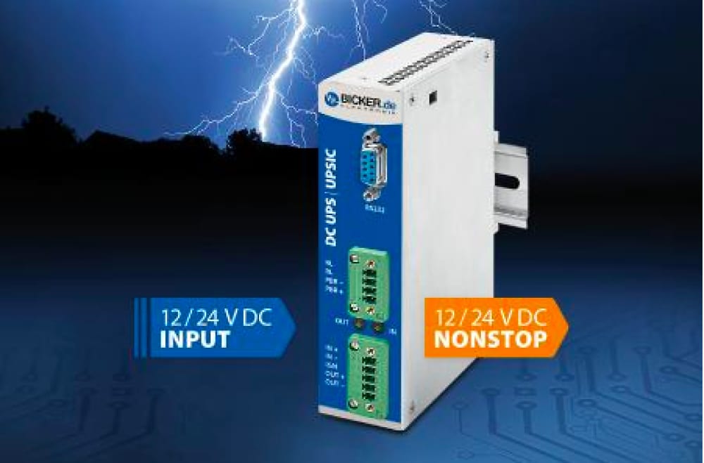 DIN Rail DC UPS with Supercapacitors - New Products