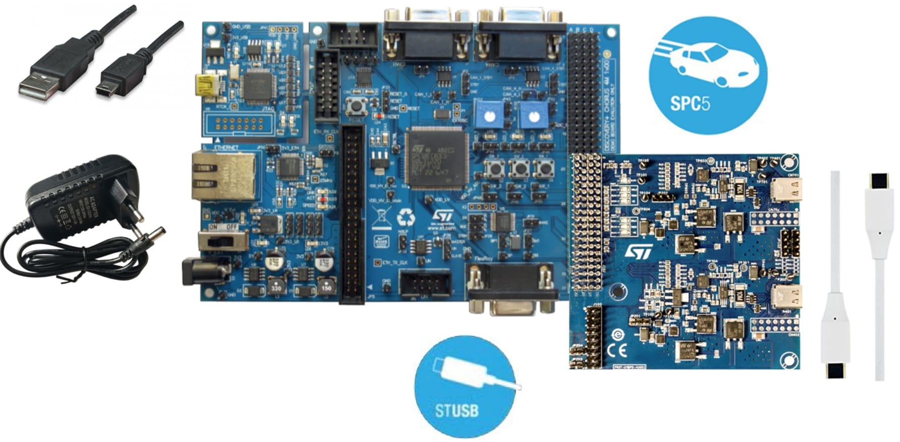 USB Power Evaluation Kit Based on an Automotive-Grade MCU - New Products