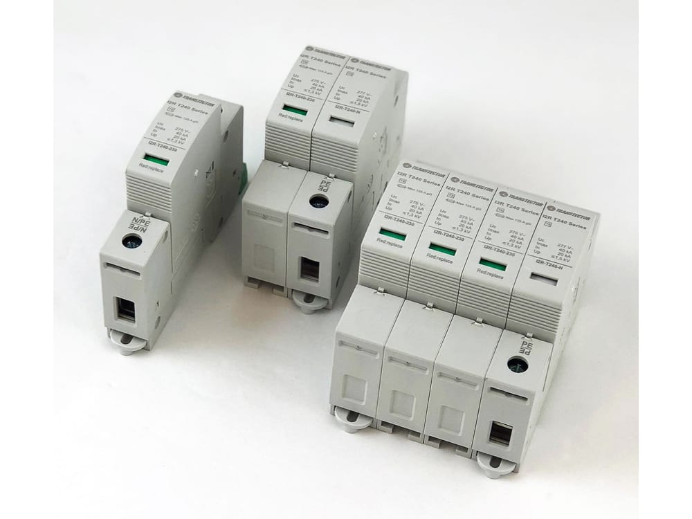 DIN Rail Surge Protection Class I 120Vac to 690Vac and Class I+II ...