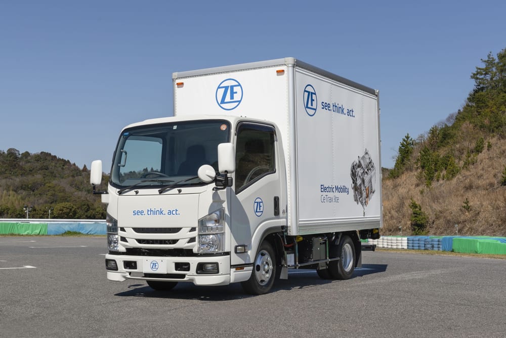 ZF Debuts Light Commercial E-Truck Prototype for Japanese Market - News